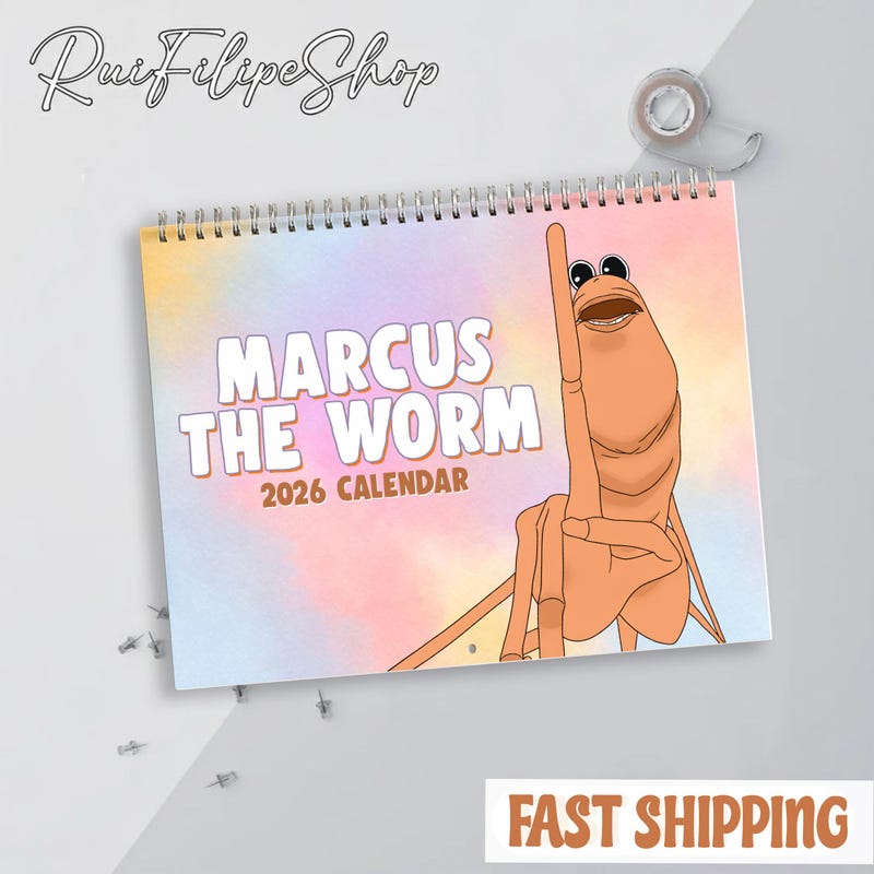 Marcus the Worm Holiday - Etsy