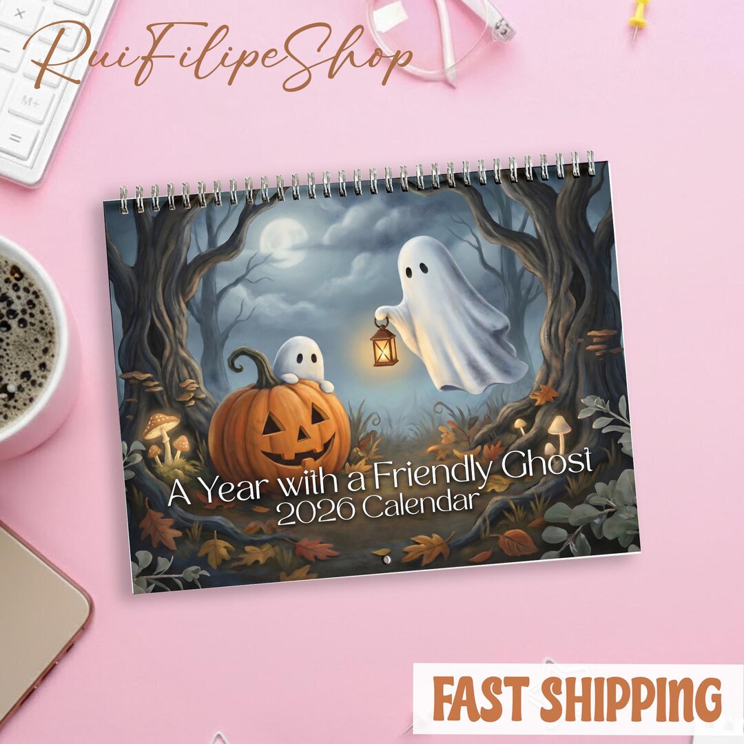A Year of A Friendly Ghost Calendar 2026, A Year of A Friendly Ghost ...