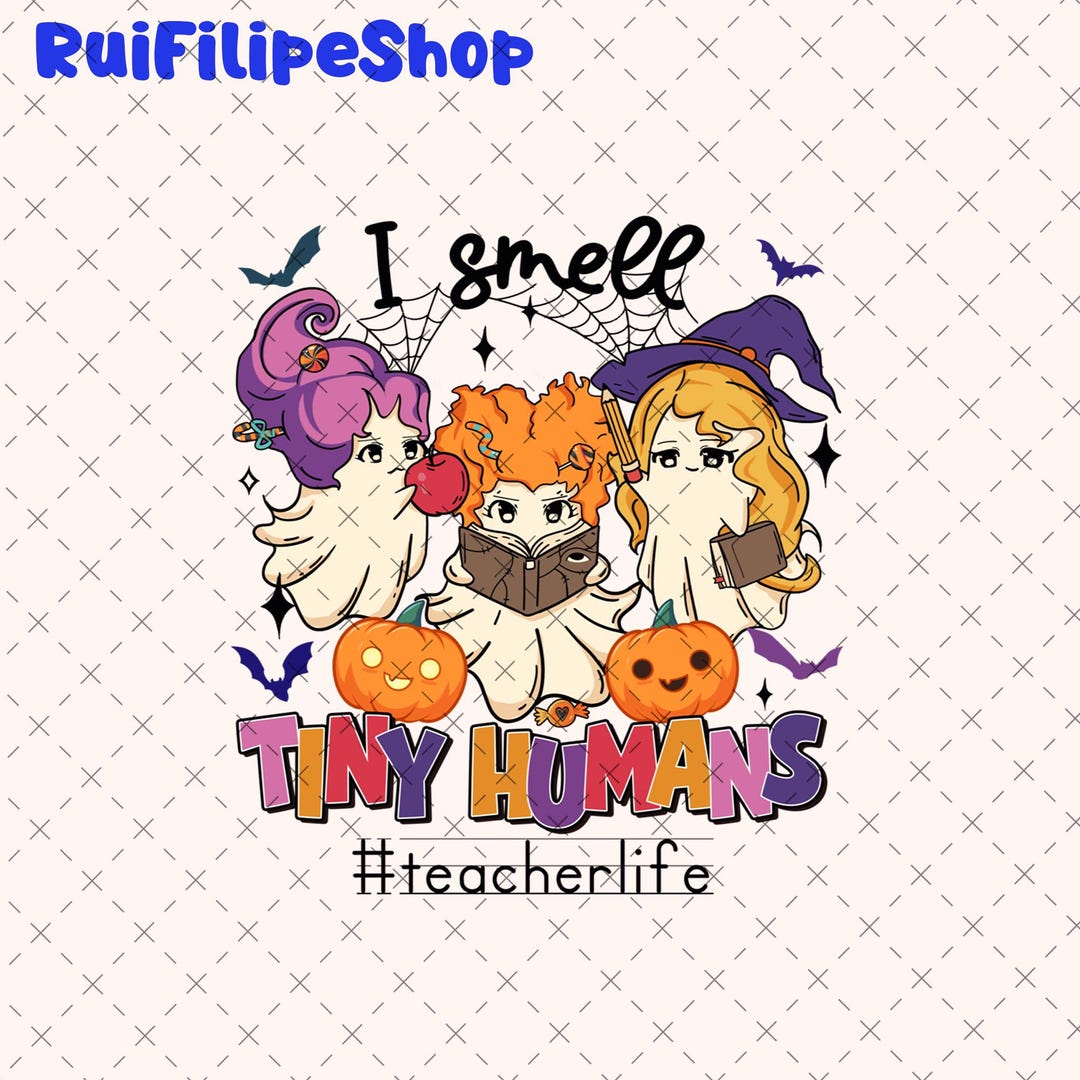 I Smell Children Teacher Life Png, Spooky Teacher Png, Hocus Pocus ...