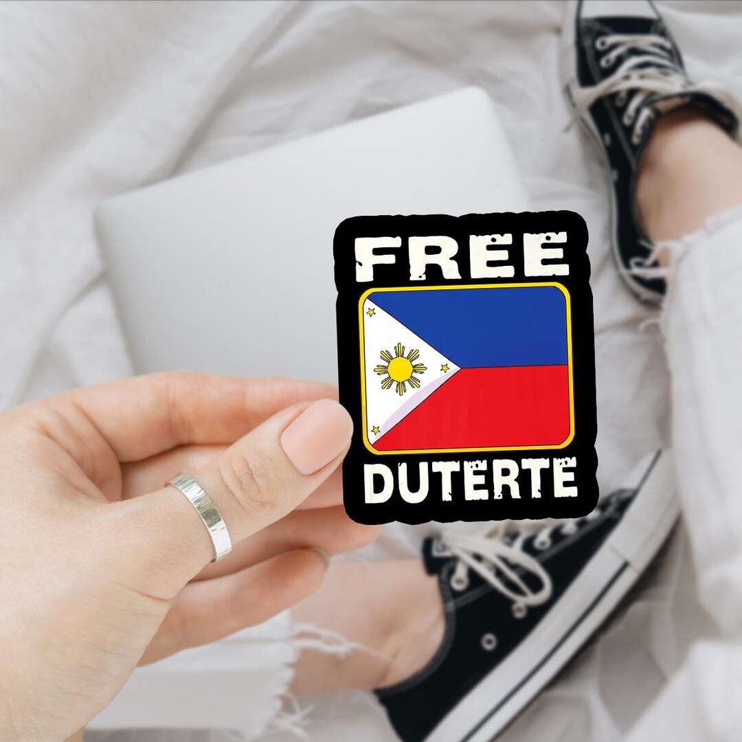 Free Duterte Sticker, I Stand for PRRD Sticker, Philippines President ...