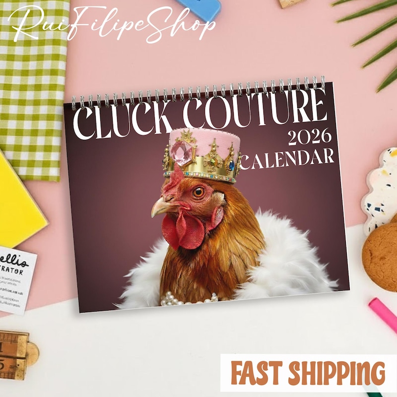 Chicken Calendar 2026 - Etsy
