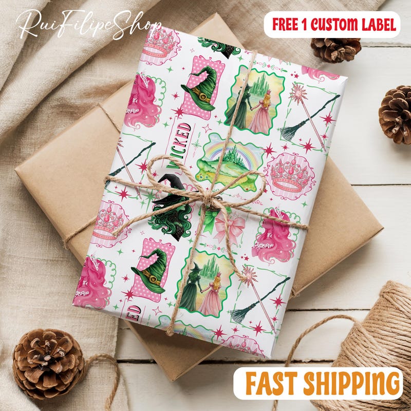 Wicked Wrapping Paper - Etsy