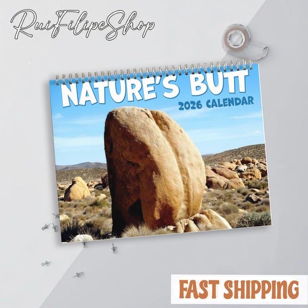 Butt Calendar - Etsy