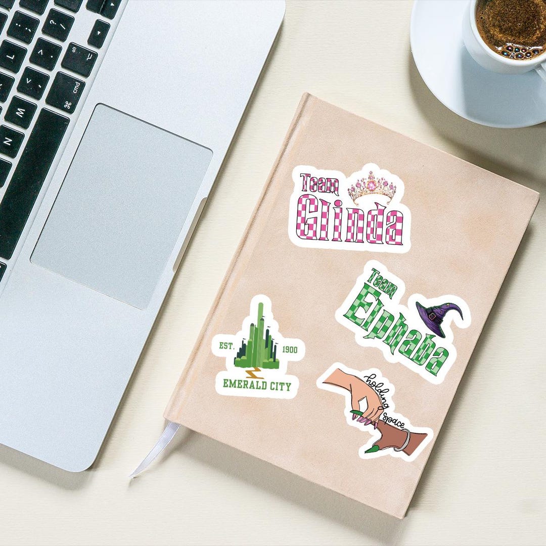 Glinda and Elphaba Wicked Sticker, Changed for Good Wicked Sticker ...