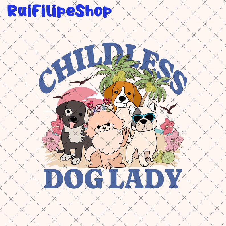 Childless Cat Dog Lady Png, Cute Dog Lover Madam President Png ...