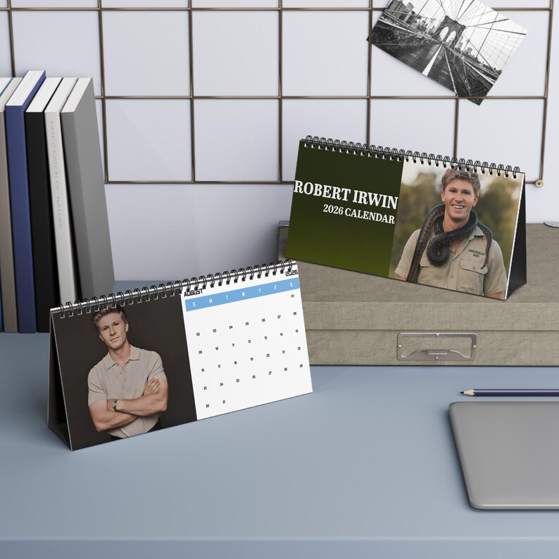 Robert Irwin 2026 Desk Calendar 5x10" Size, Natural Lover Desk Decor ...