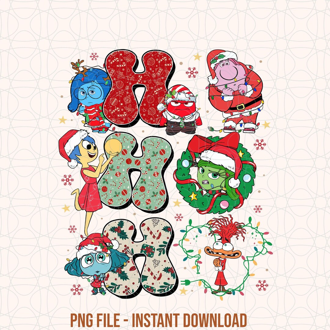 Ho Ho Ho Inside Out Navidad Png, Navidad Inside Out Personaje Png, Día ...