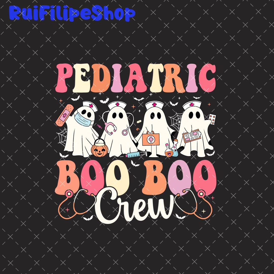 Pediatric Boo Boo Crew Png, Boo Nurse Halloween Png, in My Spooky Nurse ...