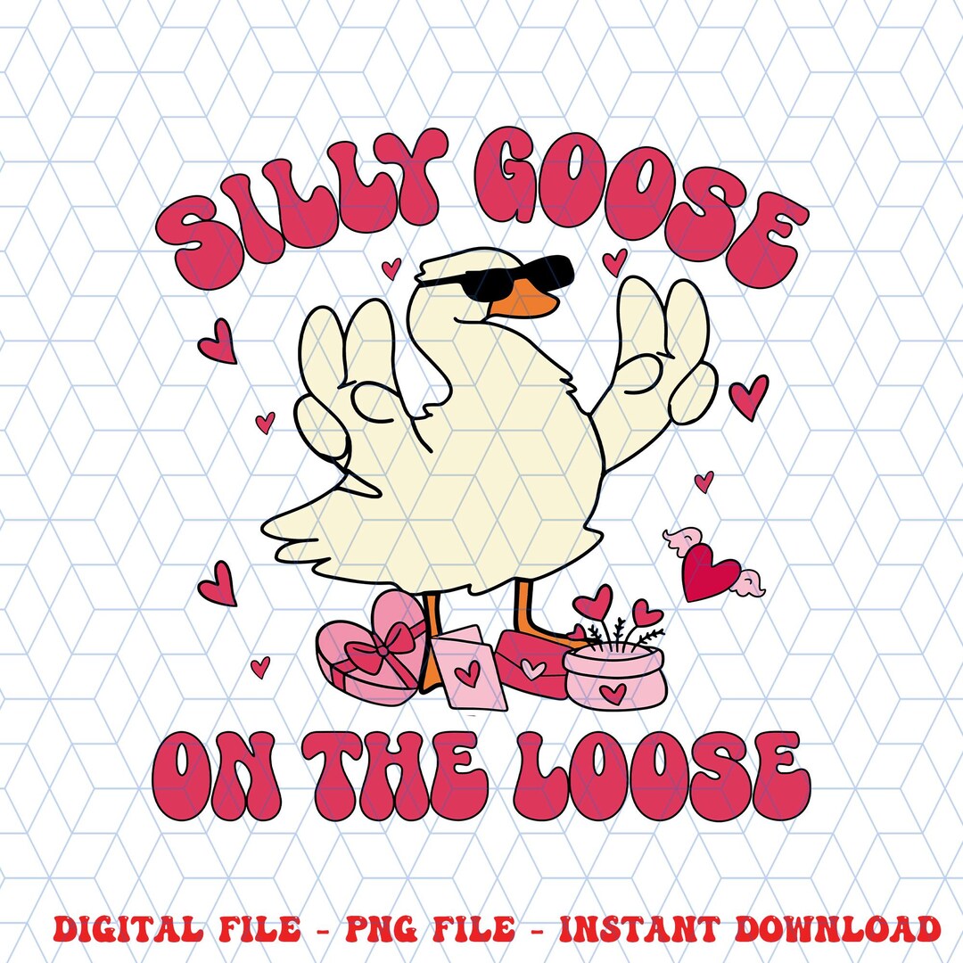 Funny Goose Valentine Png, Goose Bump Png, Love Goose Png, Xoxo ...