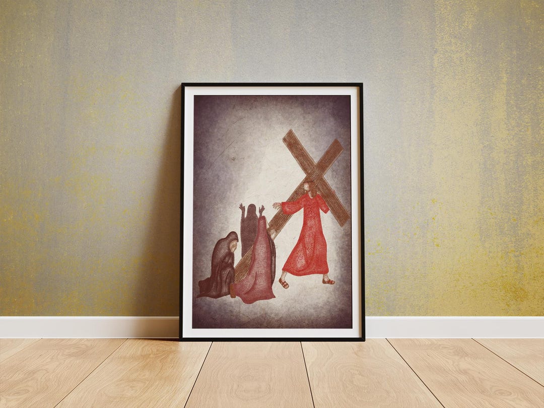 Jesus Comforts the Weeping Women, Way of the Cross DIGITAL DOWNLOAD ...