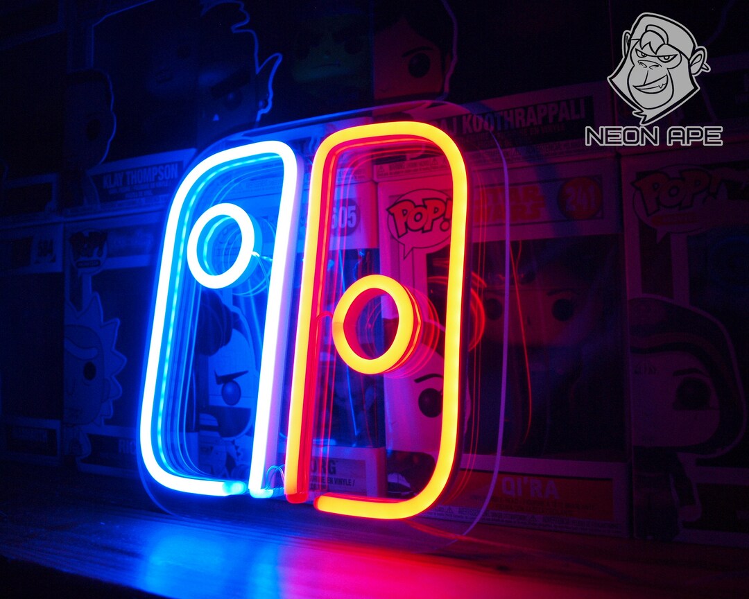 Nintendo Switch Neon Sign, Custom Neon Sign, Neon Sign, Game Room Decor ...