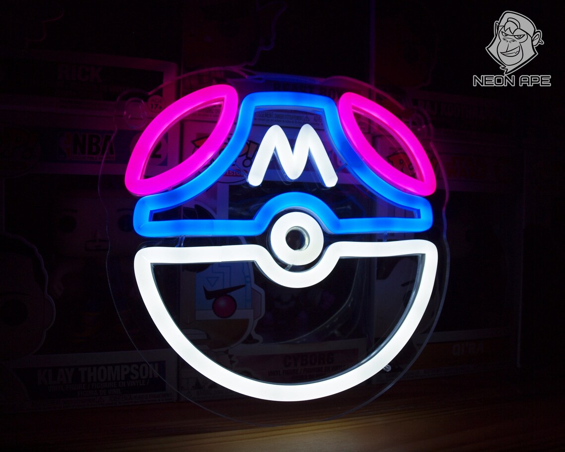 Pokemon Neon Sign Pokemon Neon Room Decor Pokemon Decor - Etsy