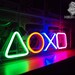 Playstation Neon Led Sign, Custom Neon Sign, Neon Sign, Game Room Decor ...