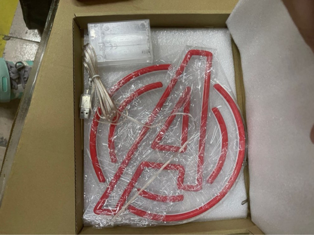 Thor Hammer Neon Sign Avengers Logo Neon Sign Marvel Neon - Etsy New ...