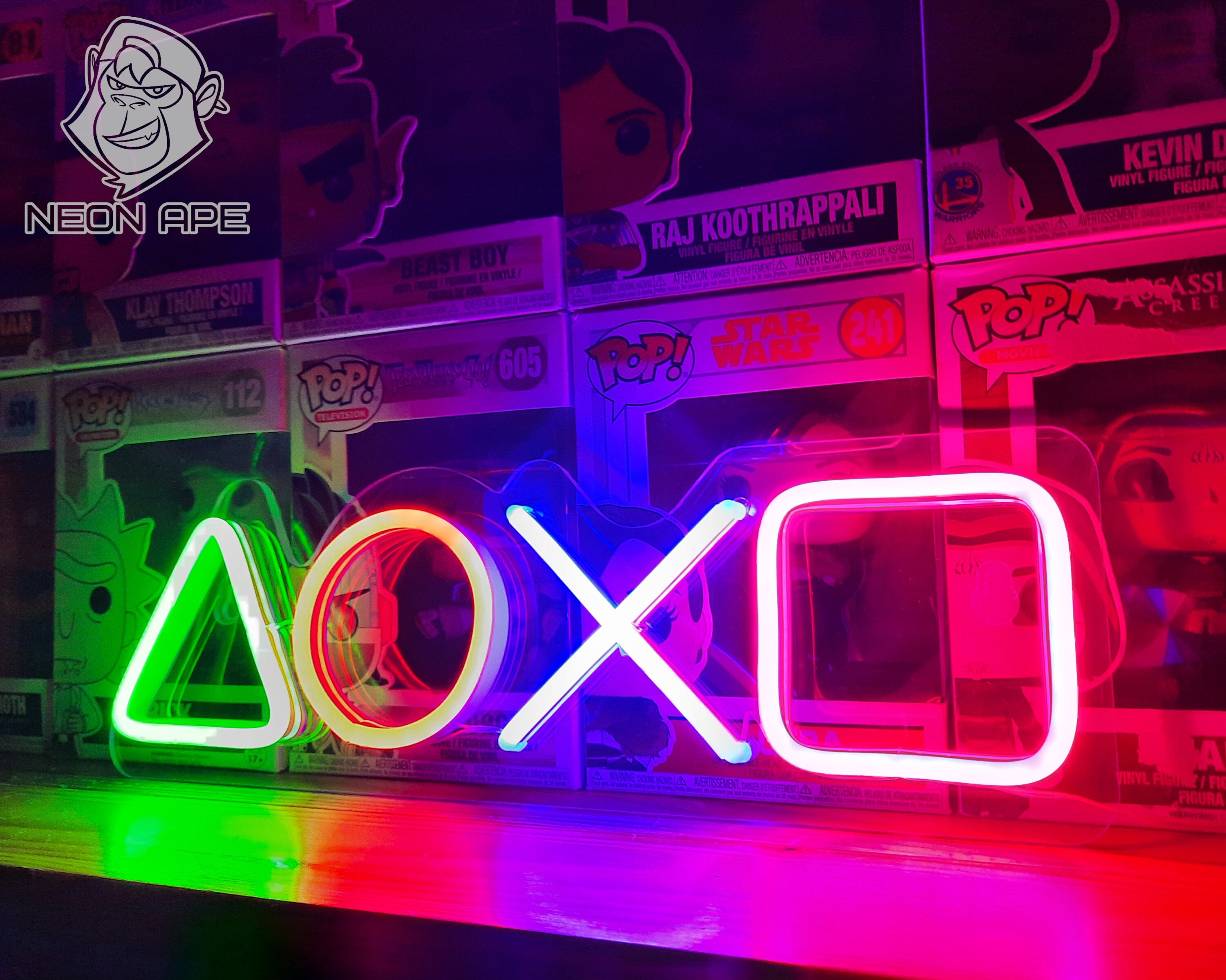 Playstation Neon Led Sign, Custom Neon Sign, Neon Sign, Game Room Decor ...
