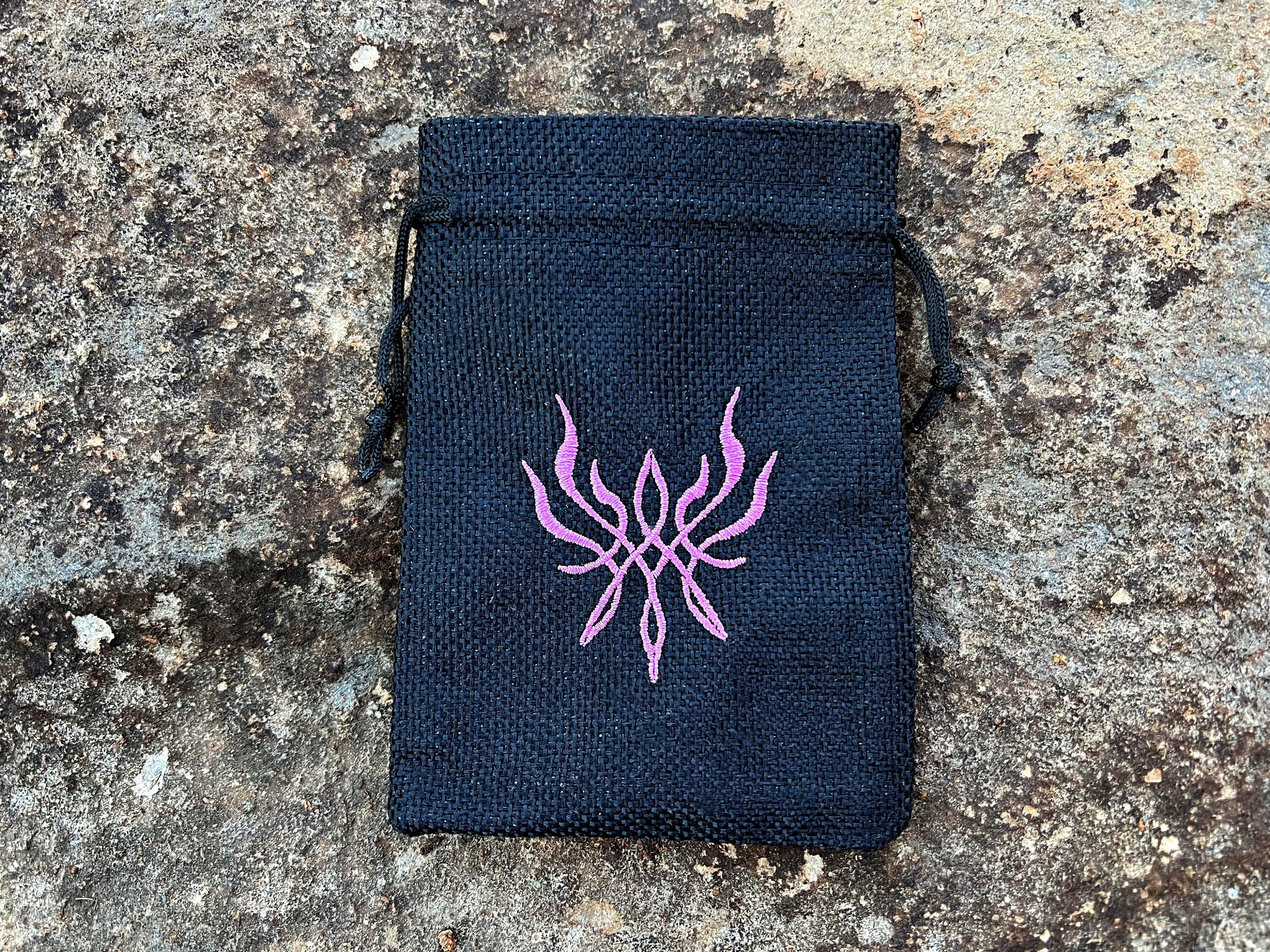 SET of 5 Fire Emblem Embroidered Dnd Dice Bag, FE3H Inspired D&D Dice ...