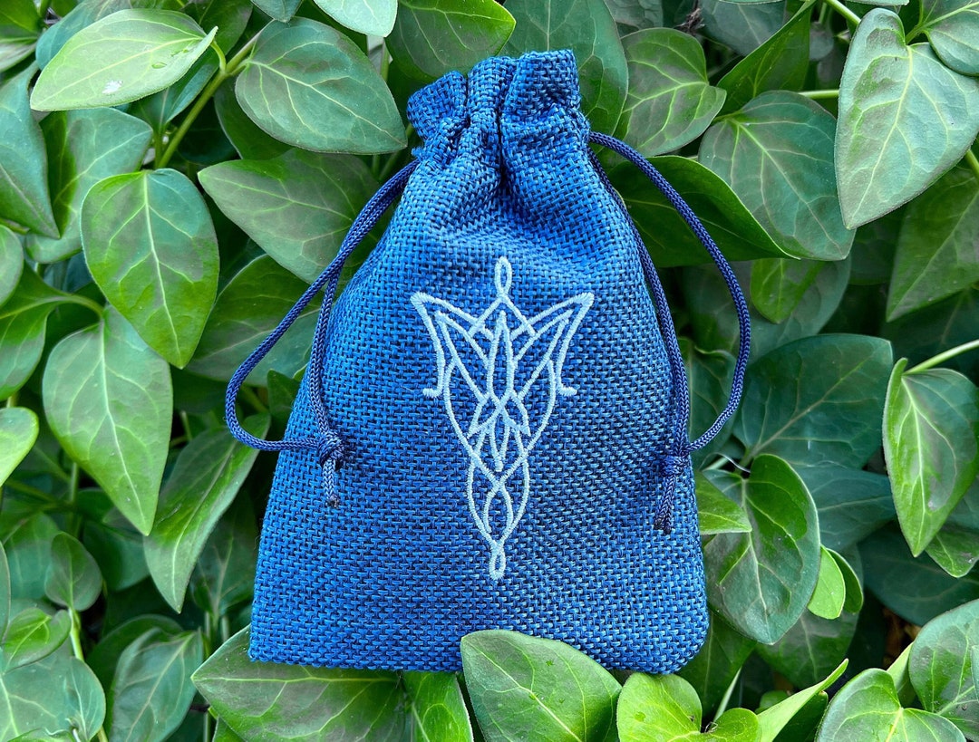 Evenstar Embroidered Dnd Dice Bag, Lord of Rings Inspired D&D Dice ...