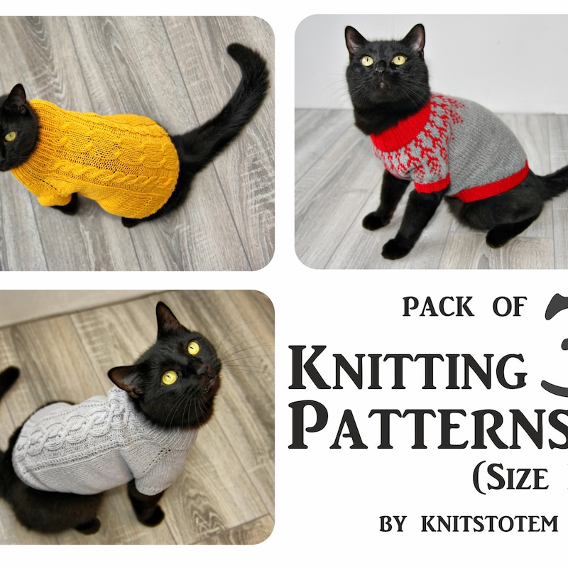 Free printable kitten patterns - Etsy.de