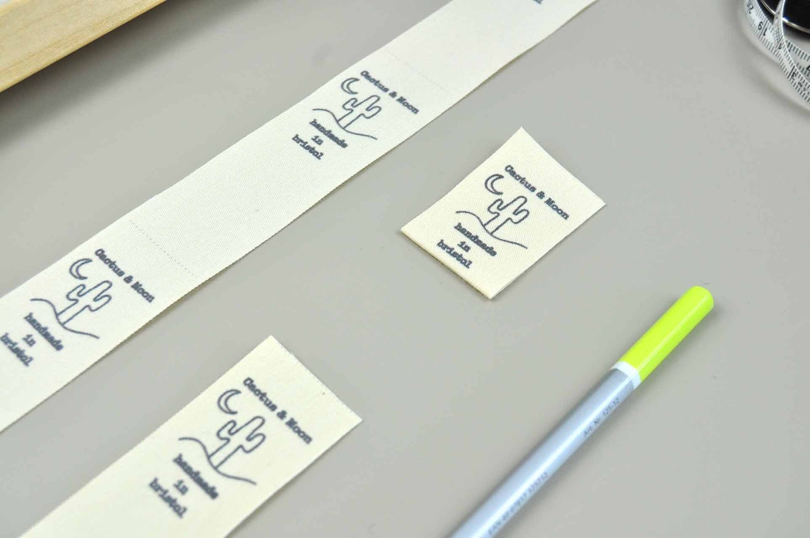 50 Custom Design Fabric Clothing Labels Design With Your Text | Etsy