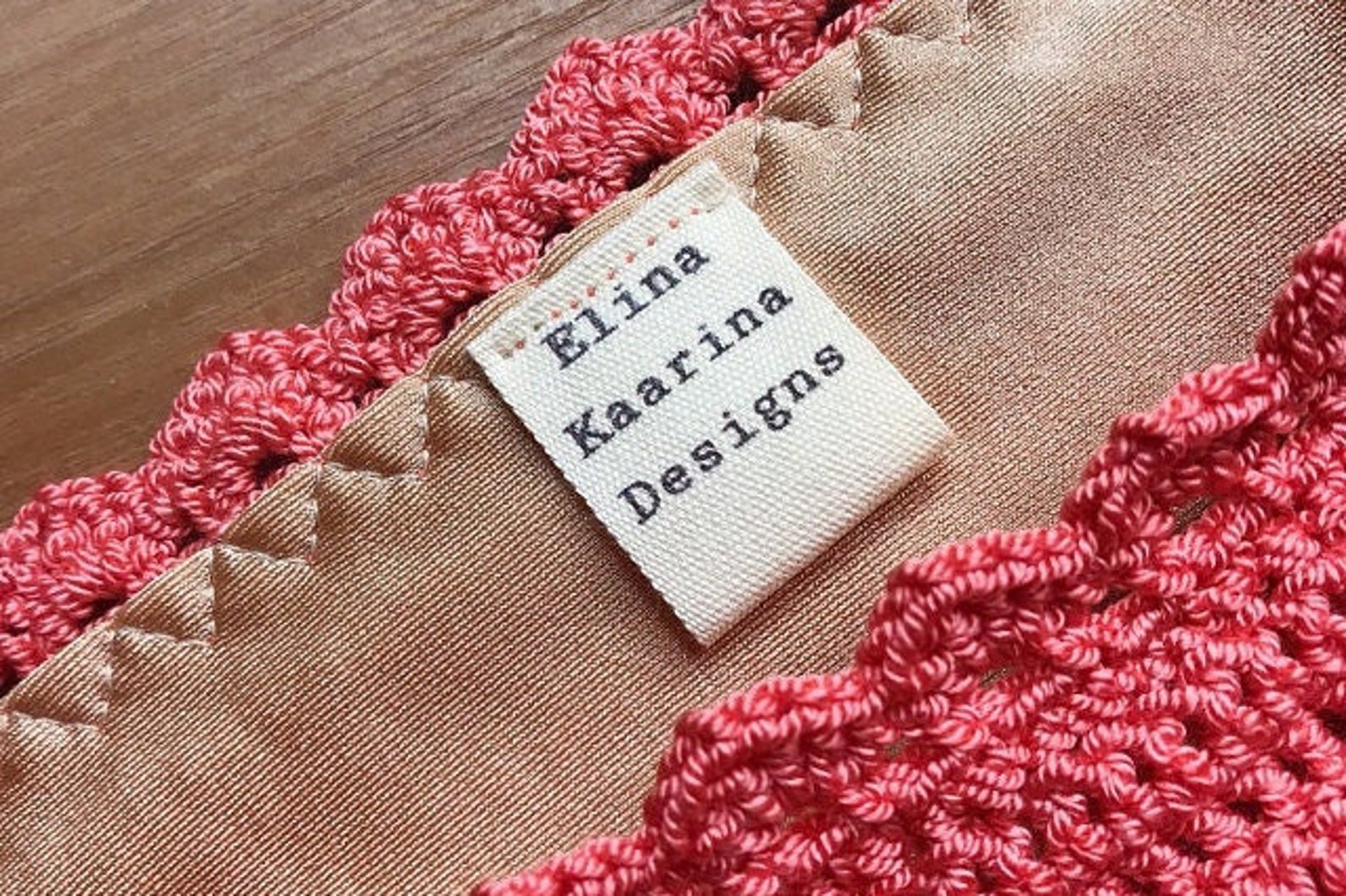 50 Custom Design Fabric Clothing Labels Design With Your Text - Etsy