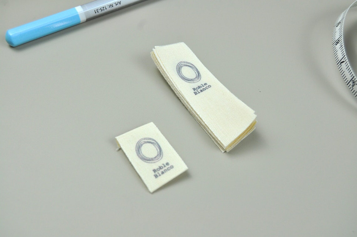 50 Custom Design Fabric Clothing Labels Design With Your Text | Etsy