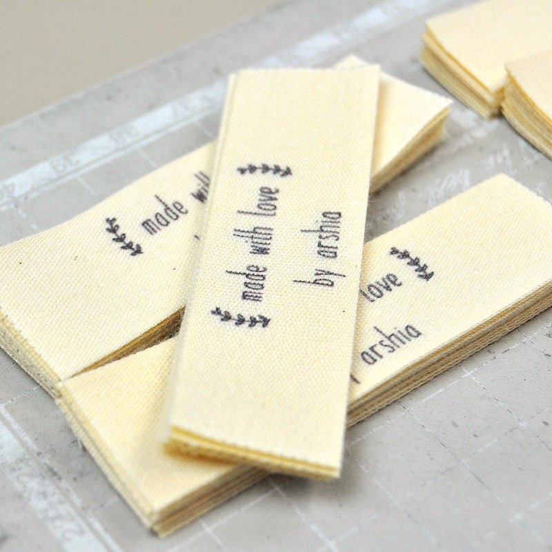 Sew on garment labels custom - Etsy België