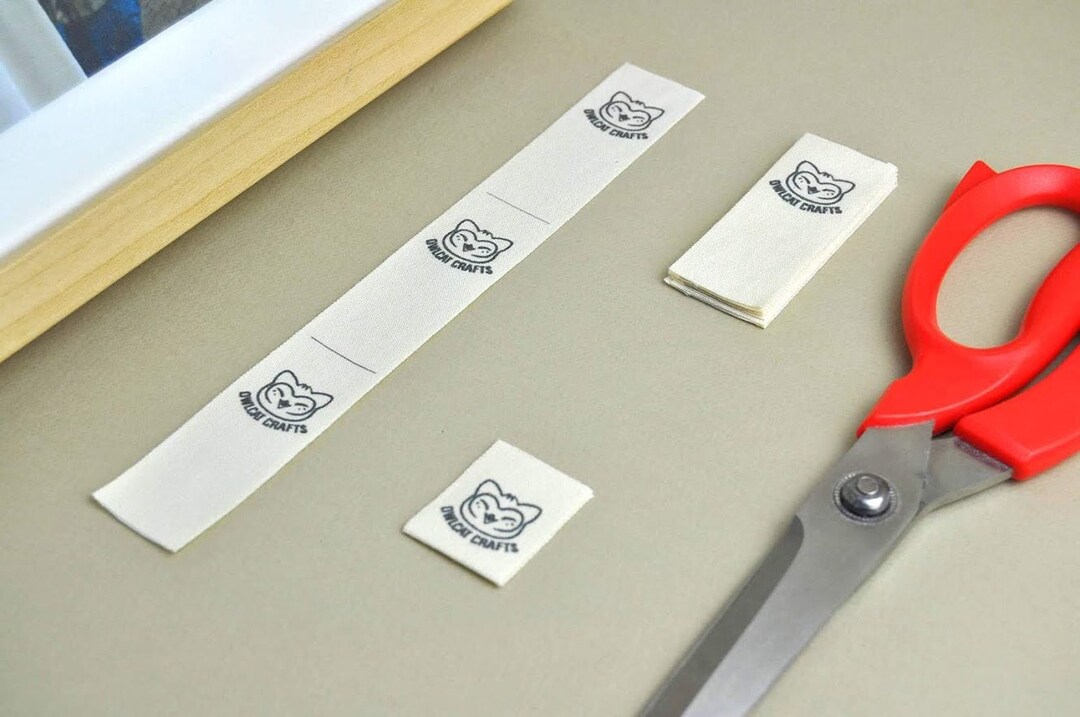 50 Custom Design Fabric Clothing Labels Design With Your Text - Etsy