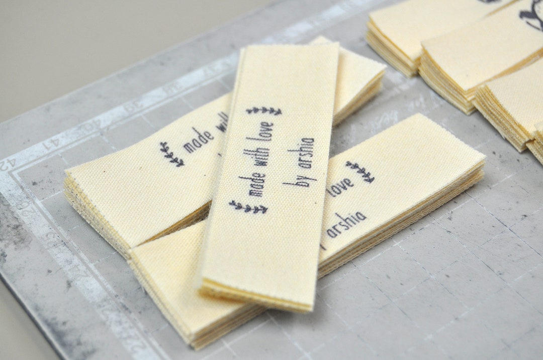 50pcs Custom Design Fabric Clothing Labels Design With Your - Etsy