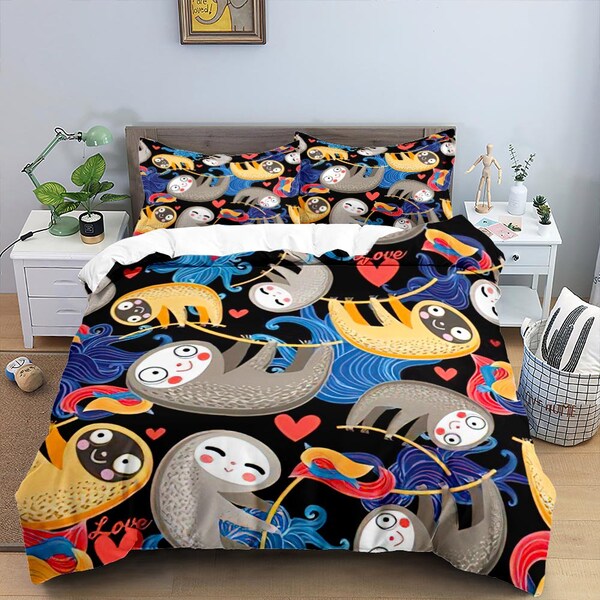 Sloth Duvet - Etsy