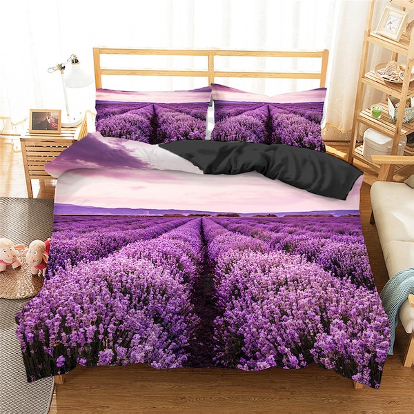 Lavender Bedding - Etsy