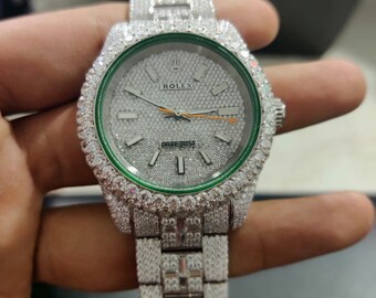 Lab Diamond Rolex - Etsy