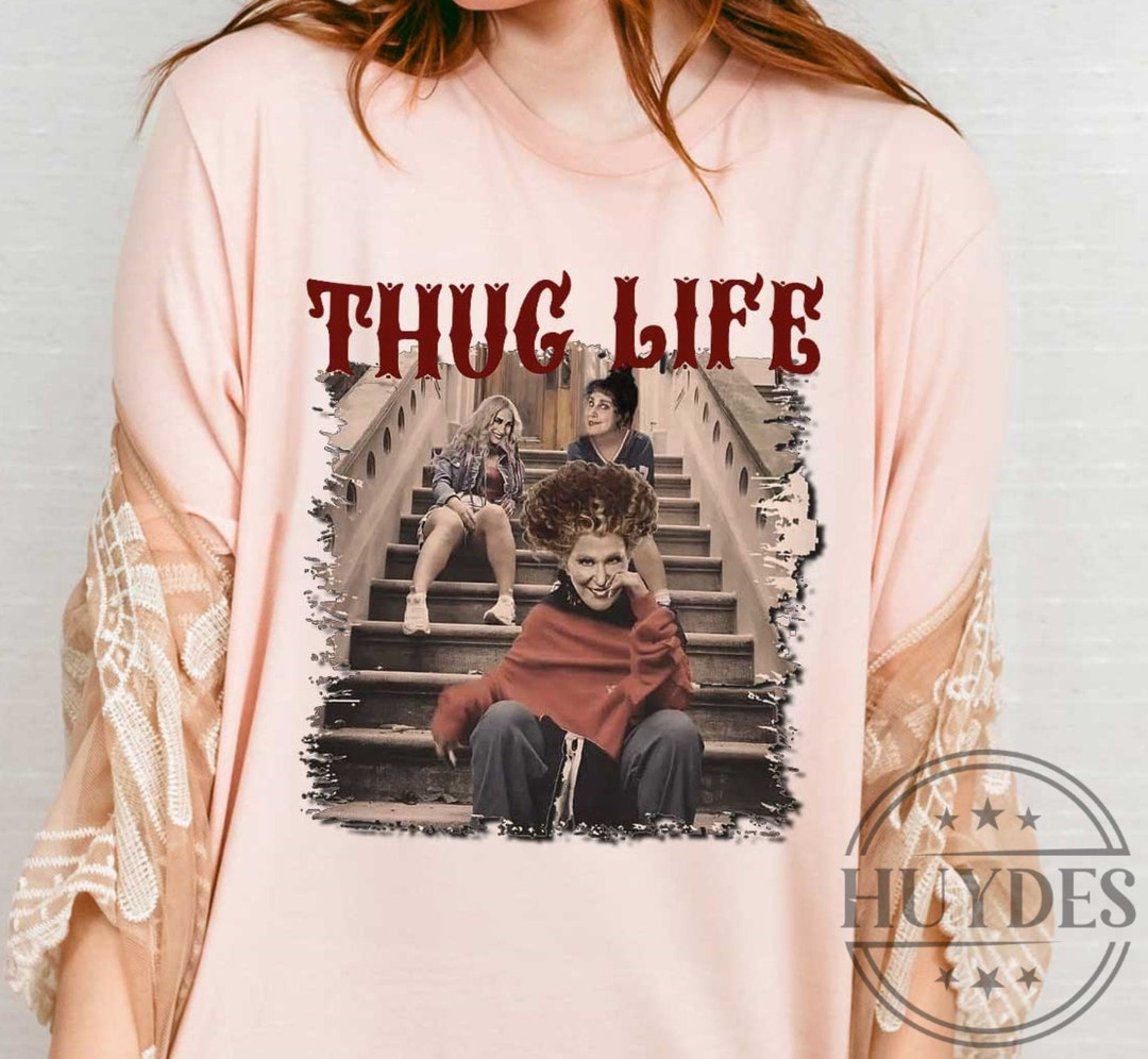 Thug Life Bad Witches Design Png Svg, Retro Witches Movie Png, Retro ...