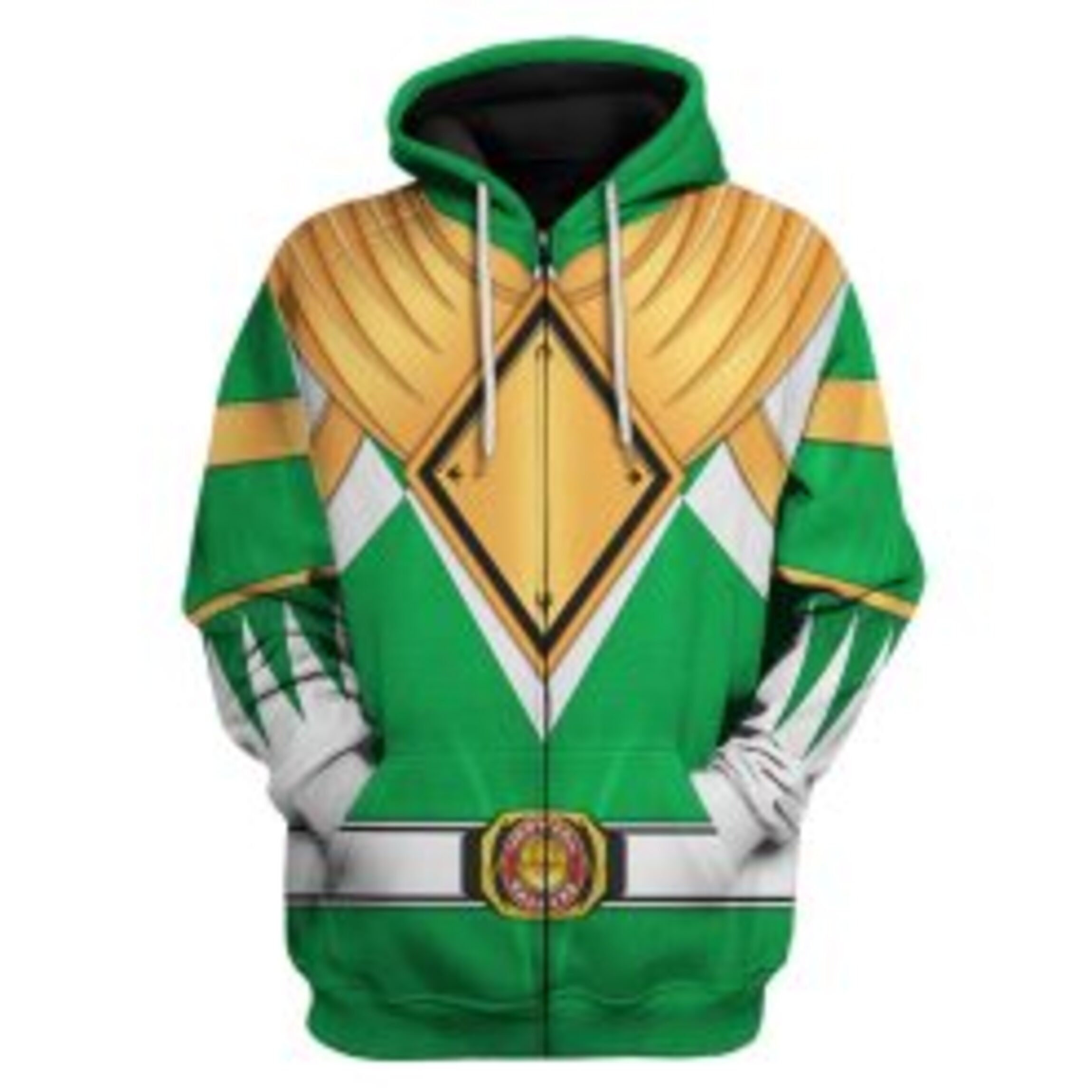 Green-ranger-dragon Shield-morphin Power-rangers Cosplay Tracksuit 3D ...