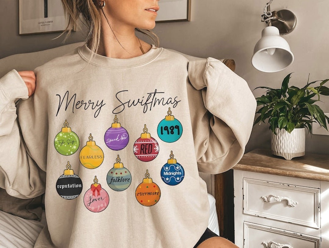 Taylor Swiftie Christmas Sweater Merry Swiftmas Christmas - Etsy