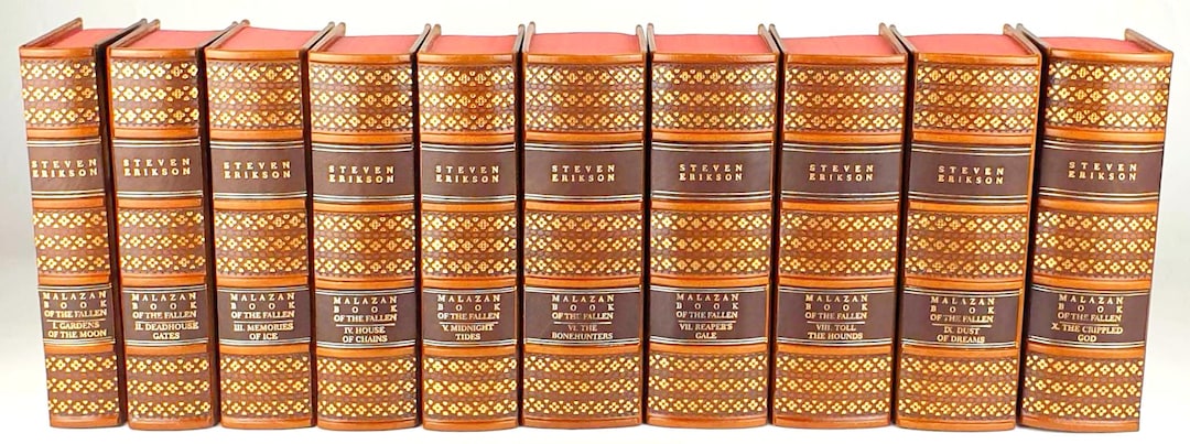 Steven Erikson - Malazan Book of the Fallen Complete Collection Set 1 ...