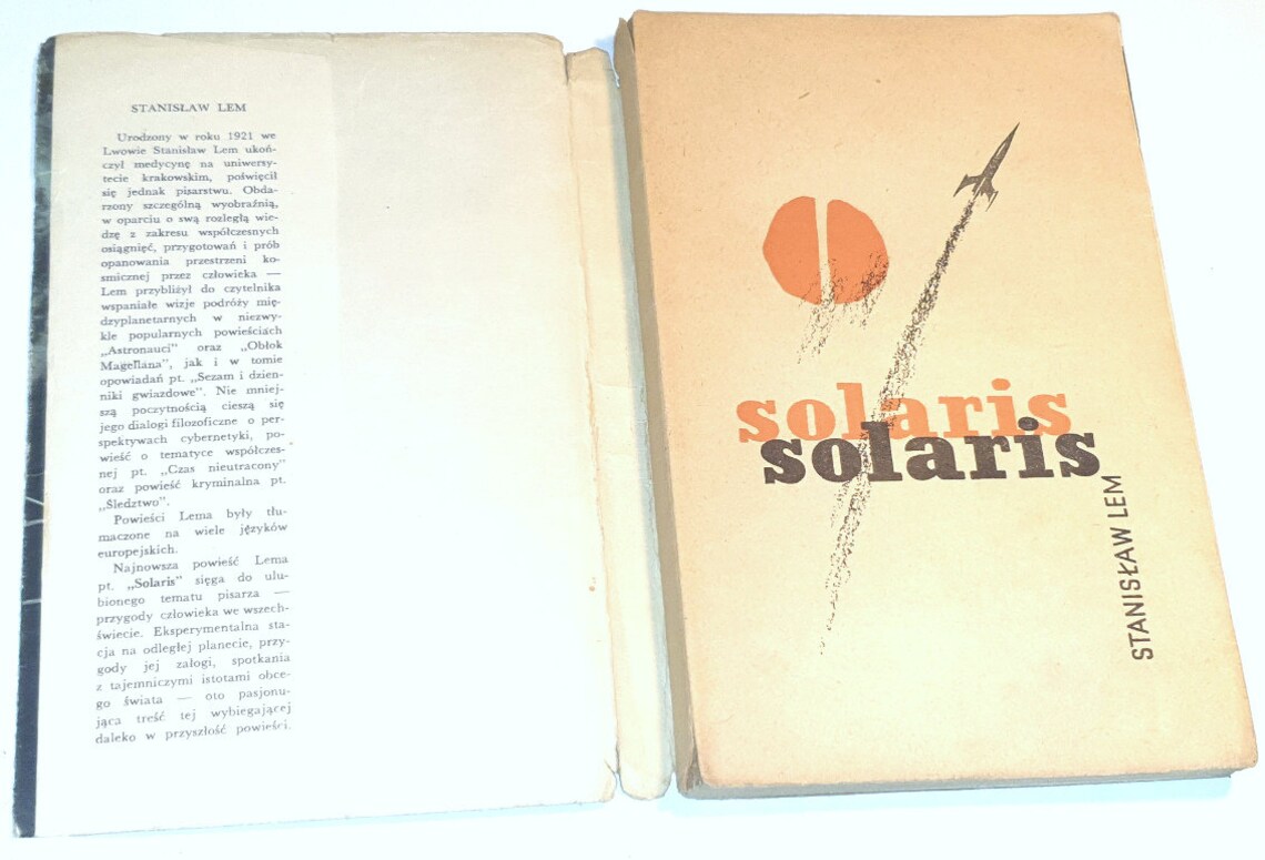 Stanislaw Lem - Solaris 1st Edition - Etsy