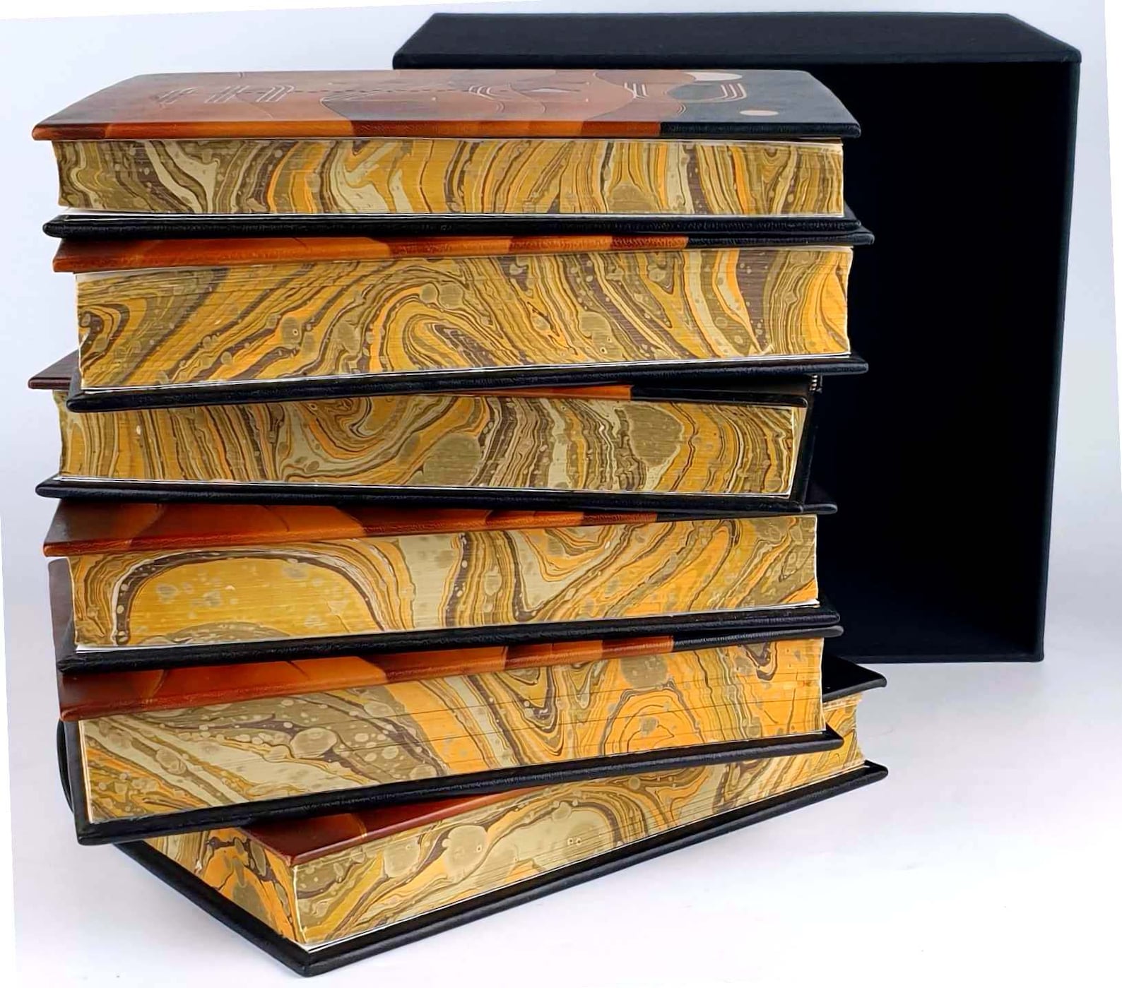 Frank Herbert - Dune Saga 6 Book Boxed, Complete Set, Leather Rebound ...