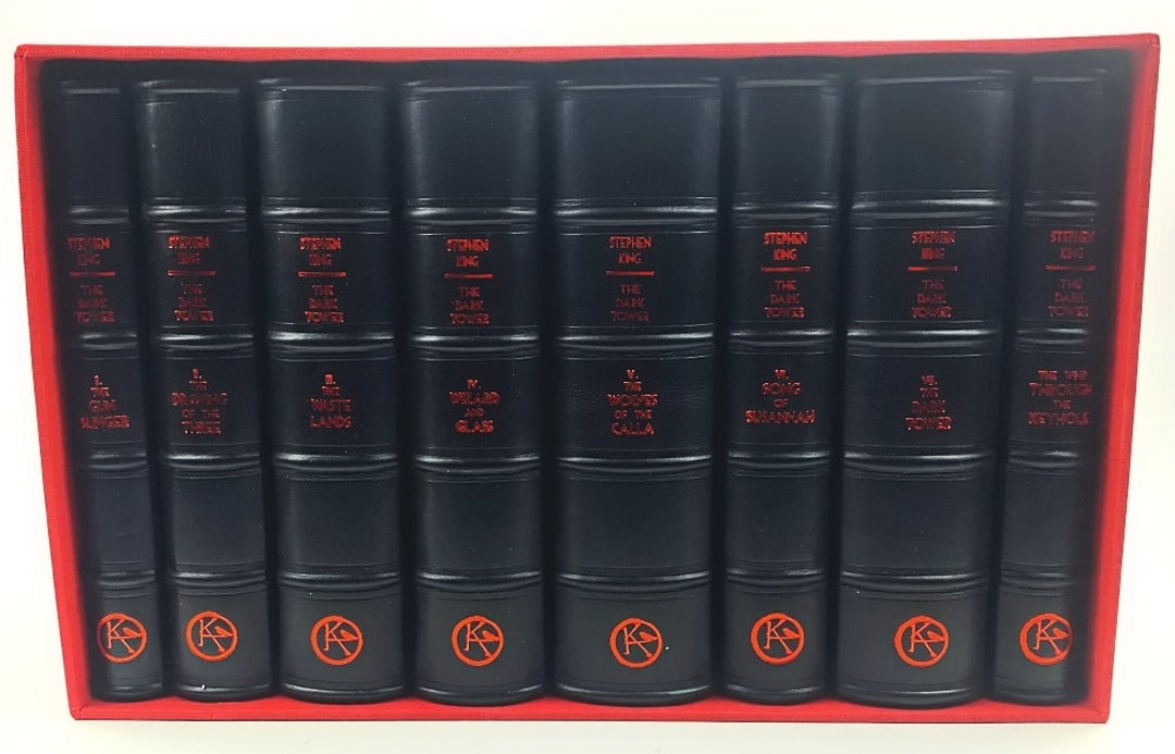Stephen King - Dark Tower Set of the 8 Volumes [complete] Leather Bound ...