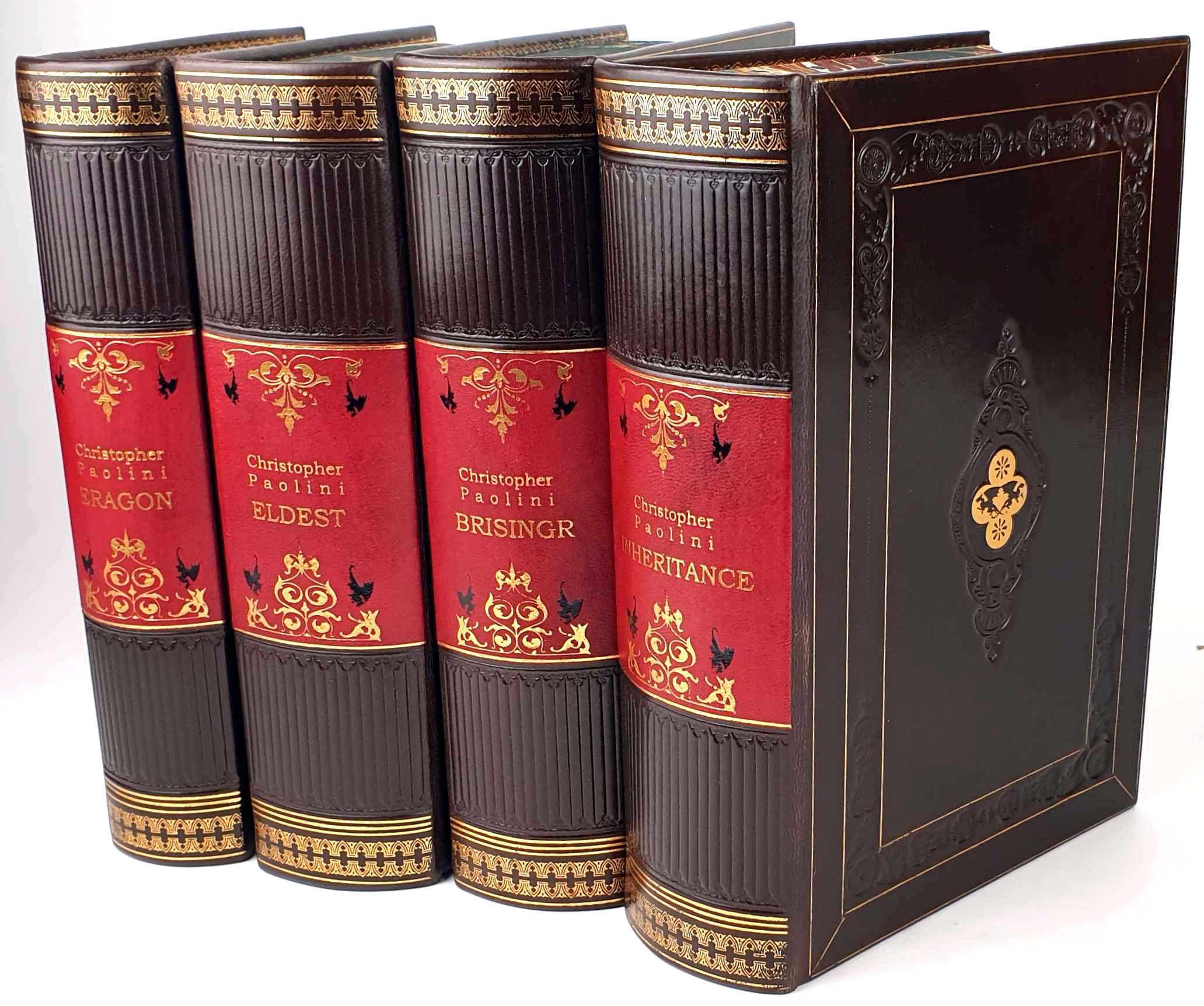 Christopher Paolini 4 Book the Inheritance Cycle : Eragon Leather ...