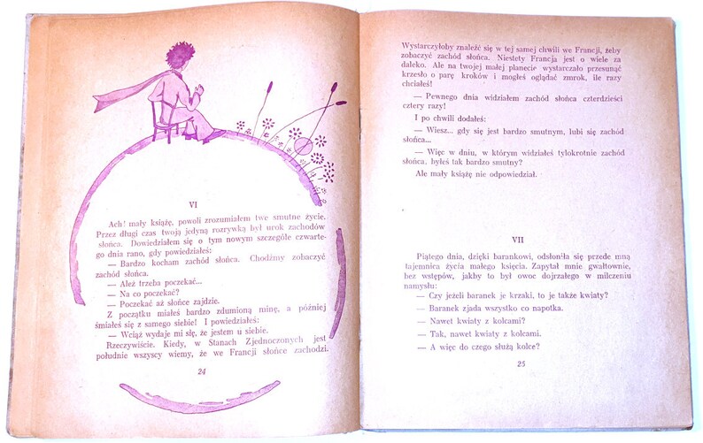 Exupery - the Little Prince 1st Polish Edition From 1947 - Etsy