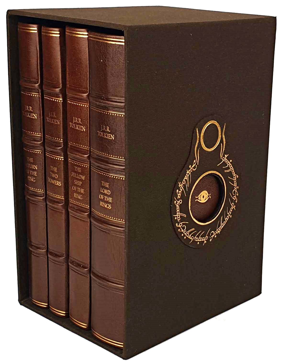 Tolkien the Lord of the Rings Trilogy in Exclusive Leather Binding - Etsy