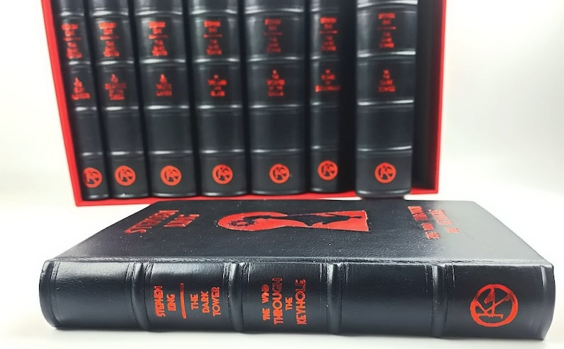 Stephen King Dark Tower Set of the 8 Volumes complete Leather Bound - Etsy
