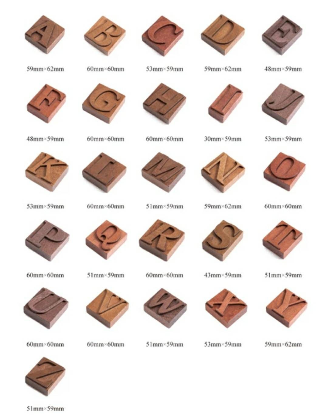 Alphabet Stamp | Letter Stamp | Letter Printing Block | Word Block ...