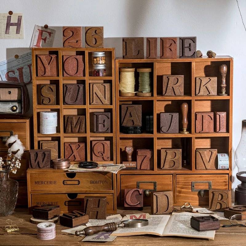 Alphabet Stamp | Letter Stamp | Letter Printing Block | Word Block ...
