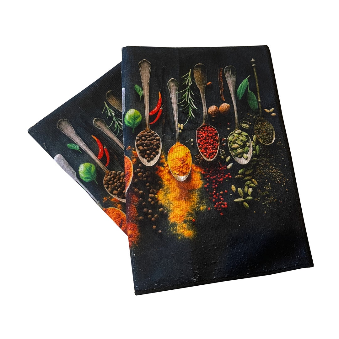 Microfiber Kitchen Towels Set Kitchen Hand Towels Kitchen - Etsy