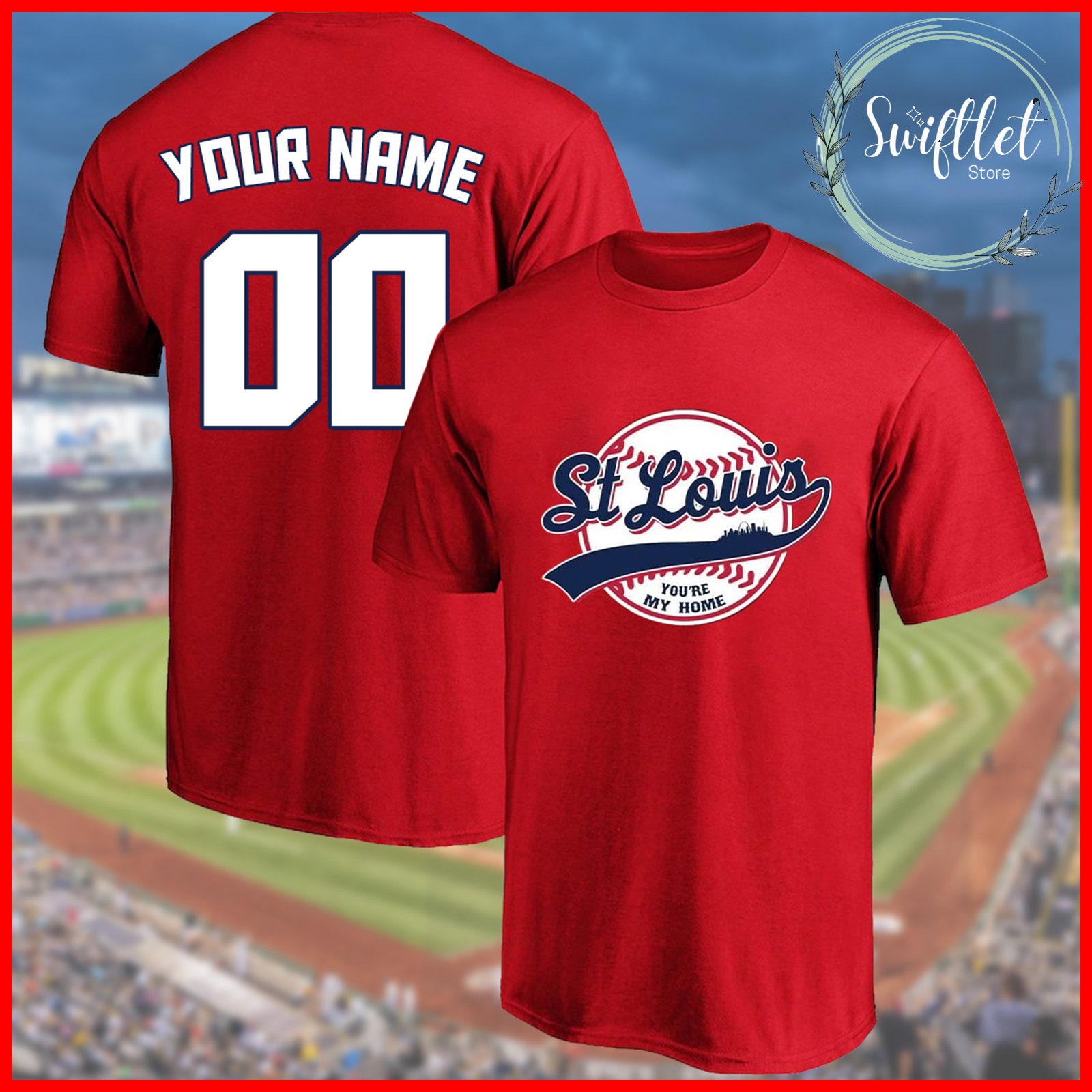 Personalized St. Louis Baseball Team Shirt sold by Brian Kelleher | SKU ...