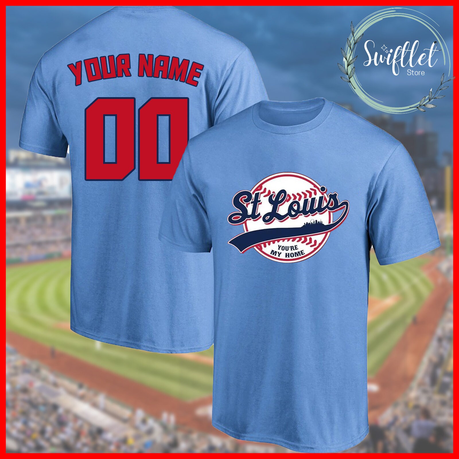 Personalized St. Louis Baseball Team Shirt sold by Brian Kelleher | SKU ...