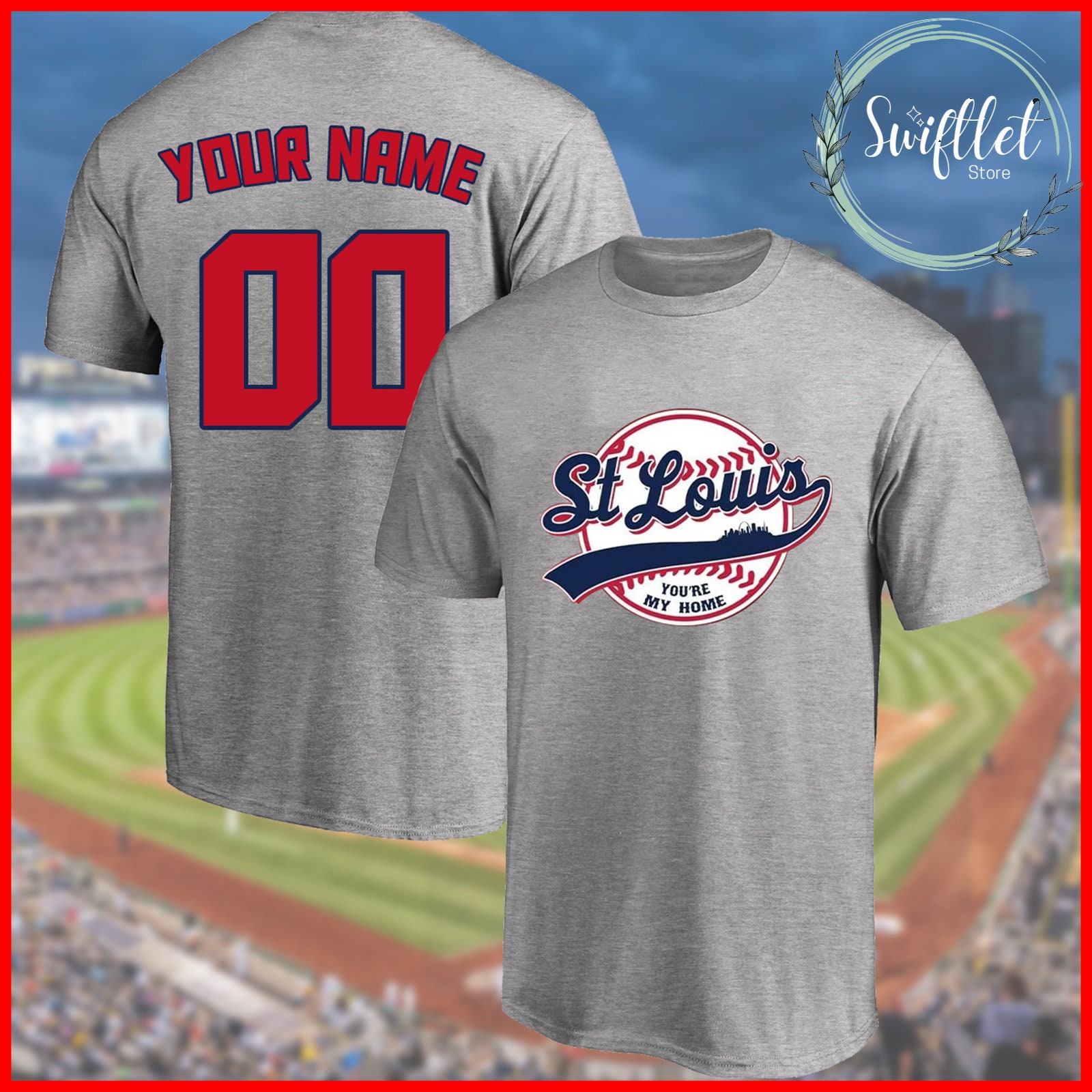 Personalized St. Louis Baseball Team Shirt sold by Brian Kelleher | SKU ...