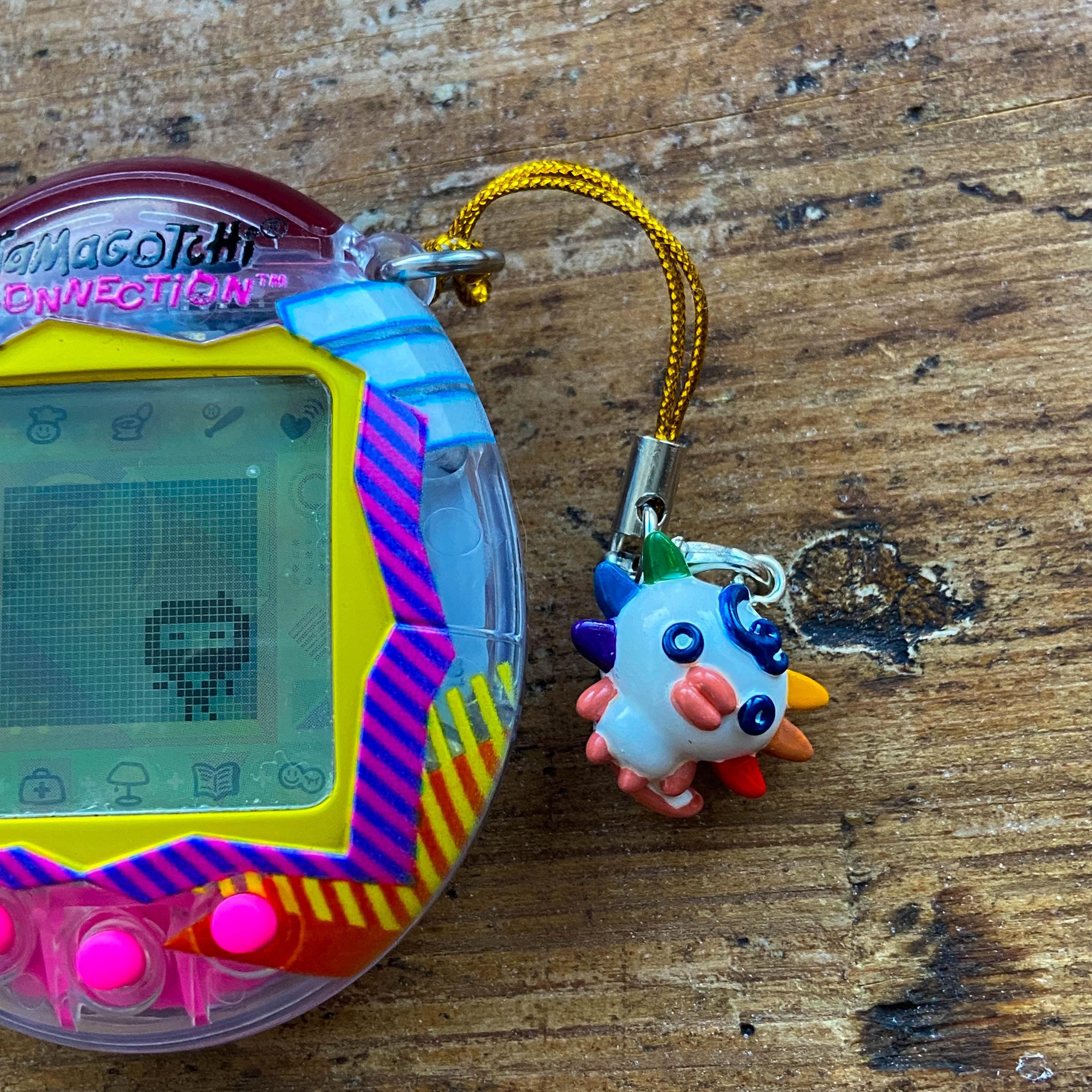 Handpainted Tamagotchi Woopatchi Character Charm for Uni, Connection ...