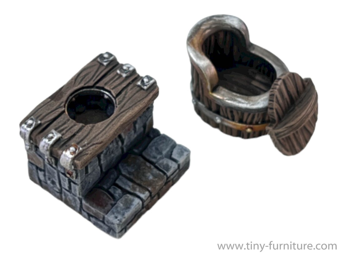 Medieval Castle Toilets PAINTED Tabletop Furnishing Props, and Terrain ...